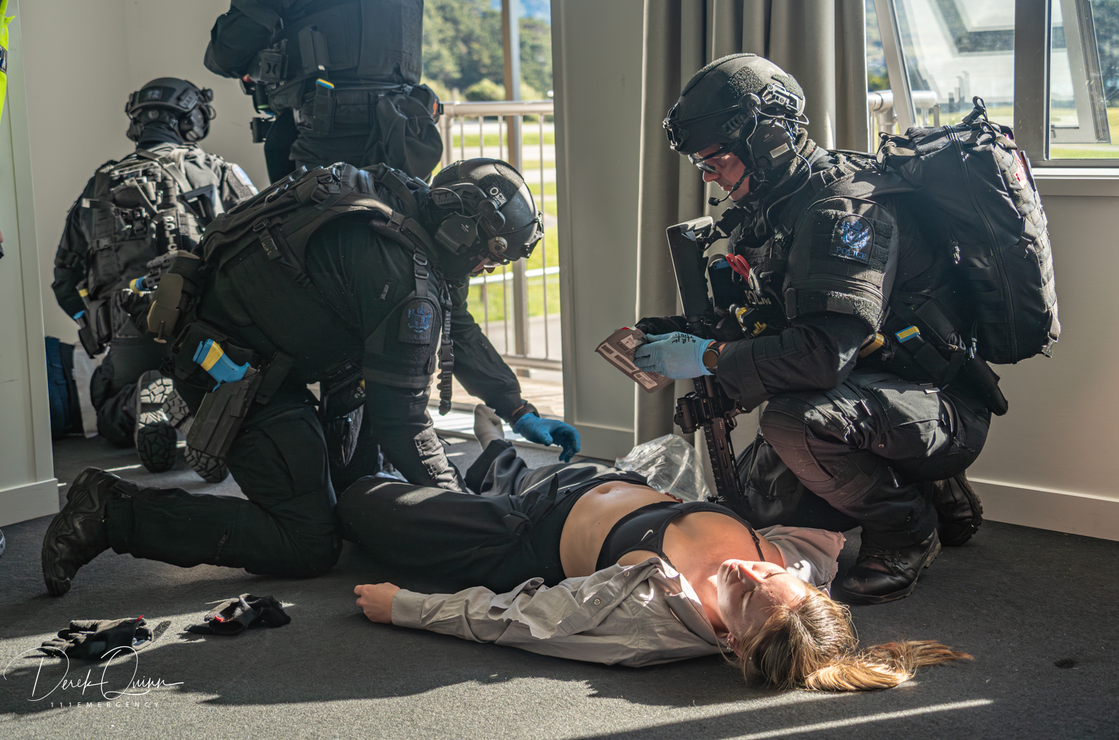 NZ POLICE ARMED OFFENDER SQUAD TRAINING