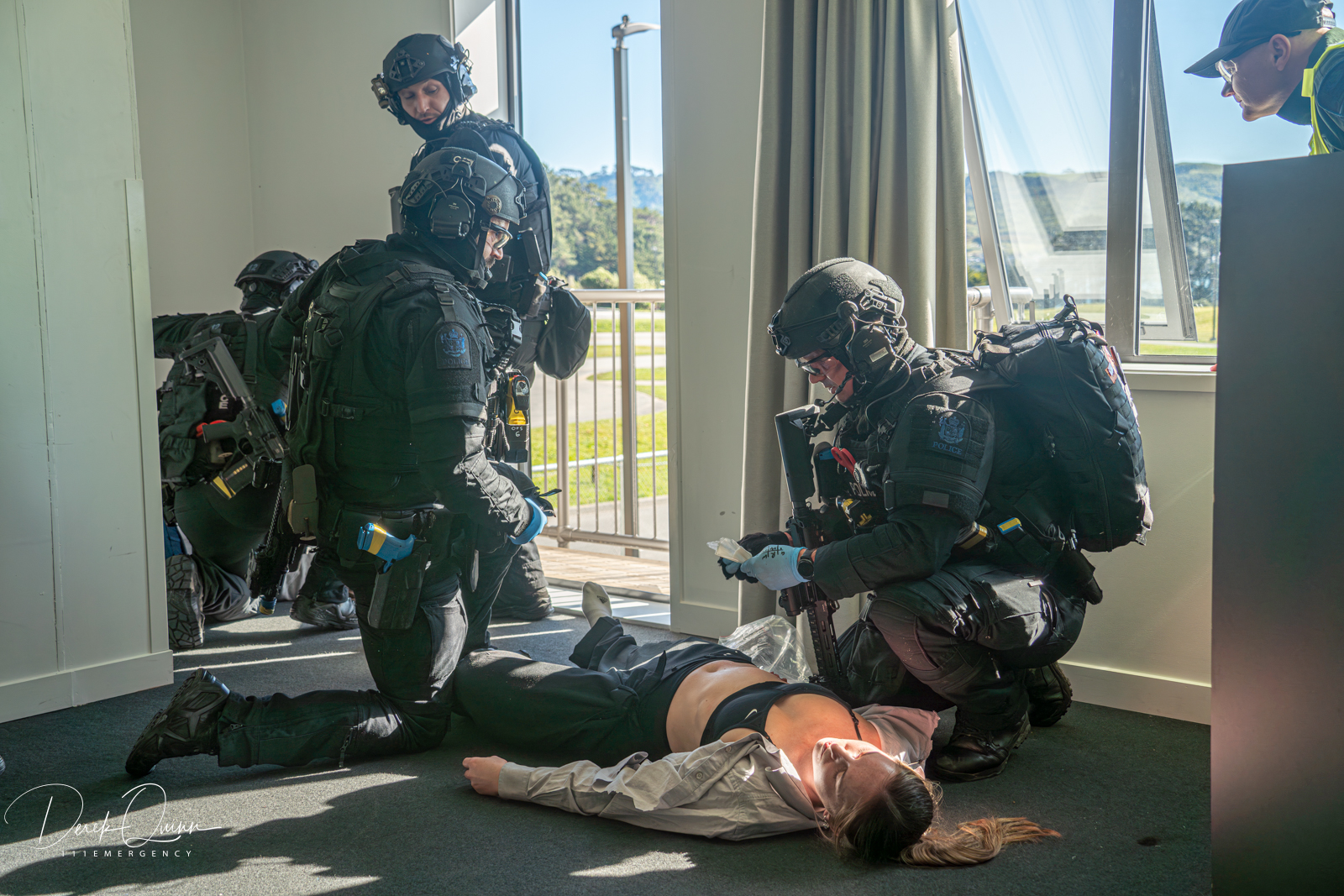NZ POLICE ARMED OFFENDER SQUAD TRAINING
