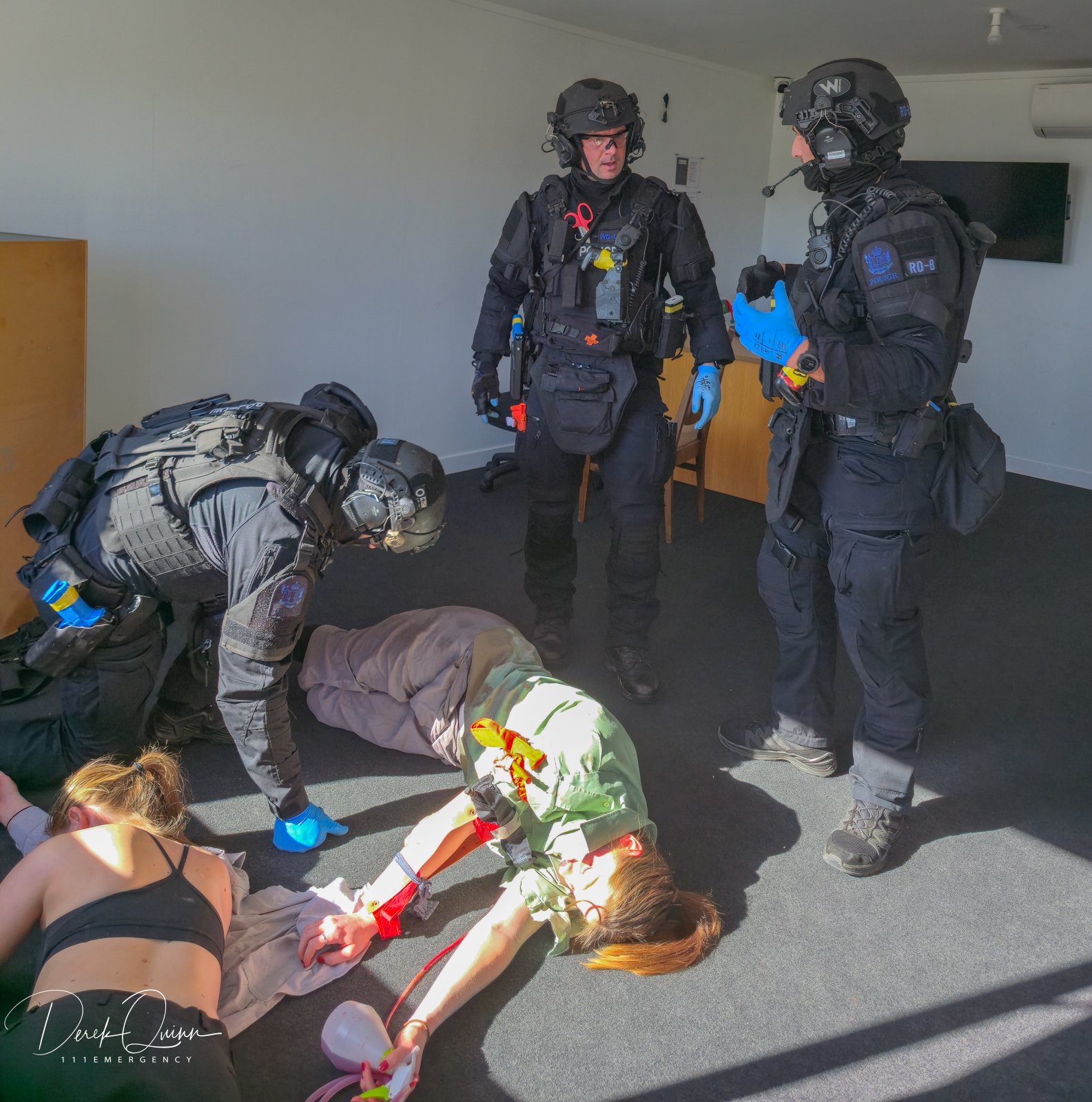 NZ POLICE ARMED OFFENDER SQUAD TRAINING