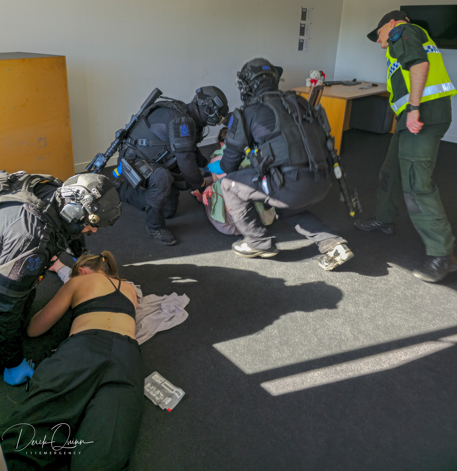 NZ POLICE ARMED OFFENDER SQUAD TRAINING